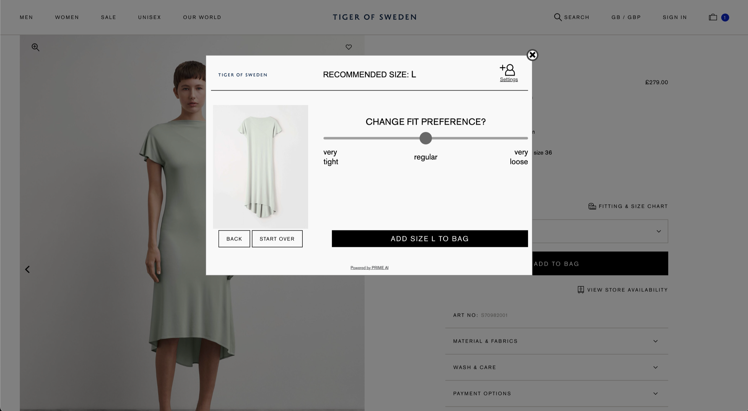 How Fit Finder Works and What Advice It's Based On?